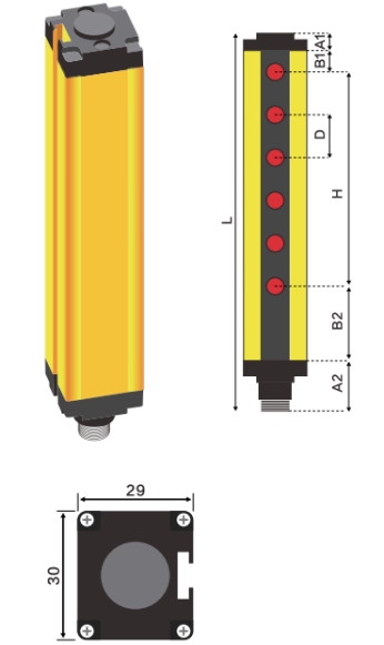 通用型安全光栅Universal safety area sensor - 江西升泰克电子科技有限公司